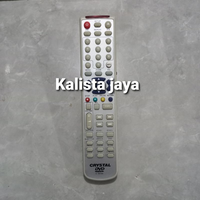 Jual REMOTE REMOT DVD CRYSTAL PUTIH ORIGINAL | Shopee Indonesia
