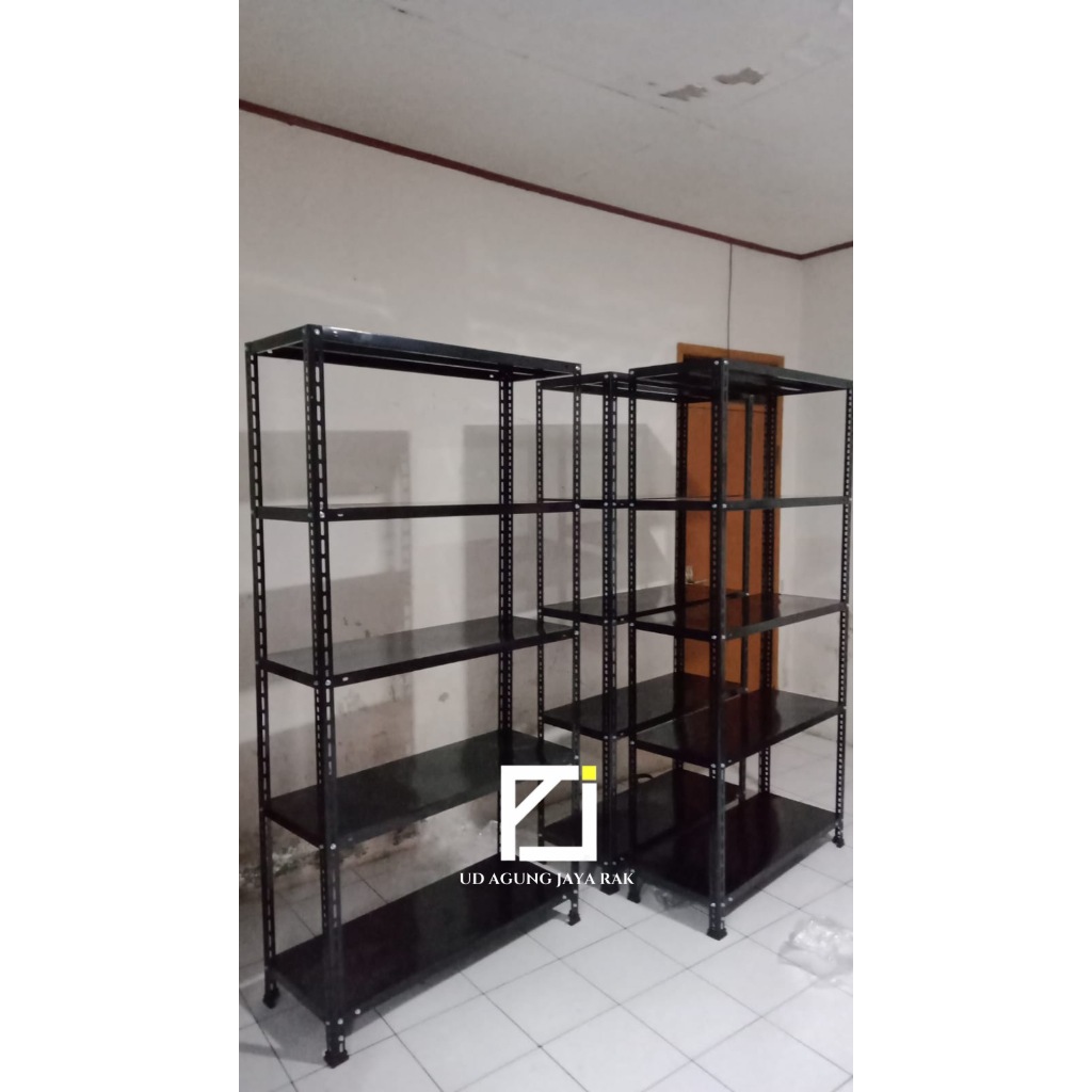 Jual Rak Besi Siku 5 Susun 100 x 40 x 200 cm Gudang Toko Minimarket ...