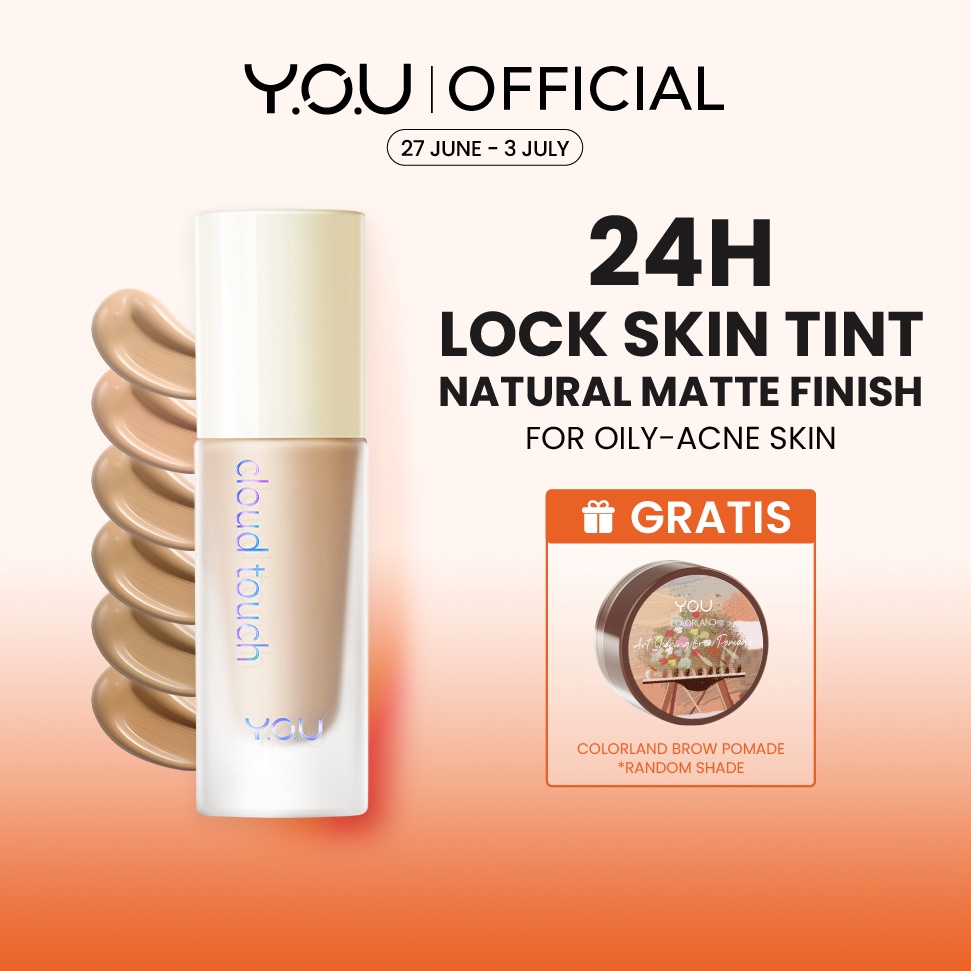 Jual KODE X96O READY STOCK YOU Cloud Touch Blurring Skin Tint Liquid ...