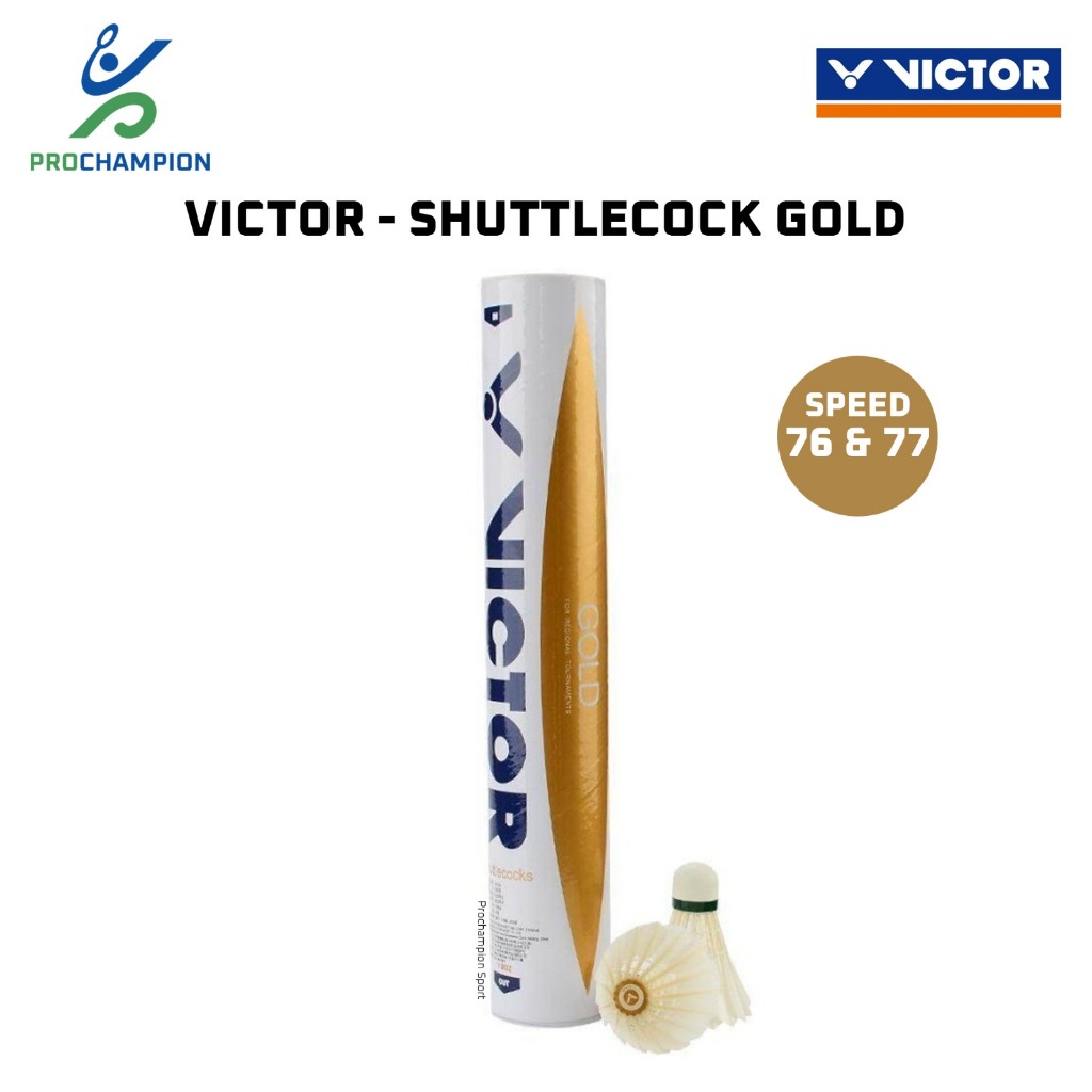 Jual New ! Shuttlecock Badminton Victor Gold Original | Shopee Indonesia