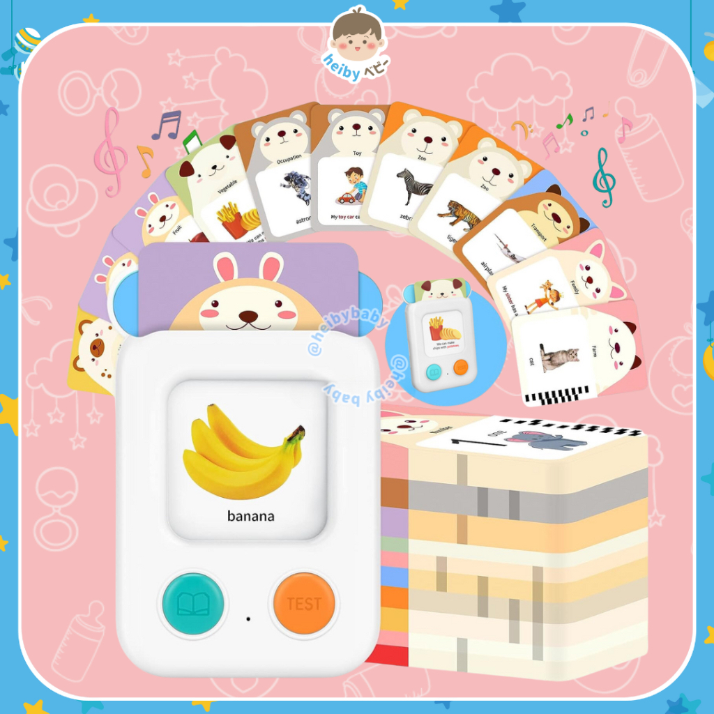 Jual HEIBY & TOMO - Smart Talking Flash Card Reader / Kartu Edukasi ...