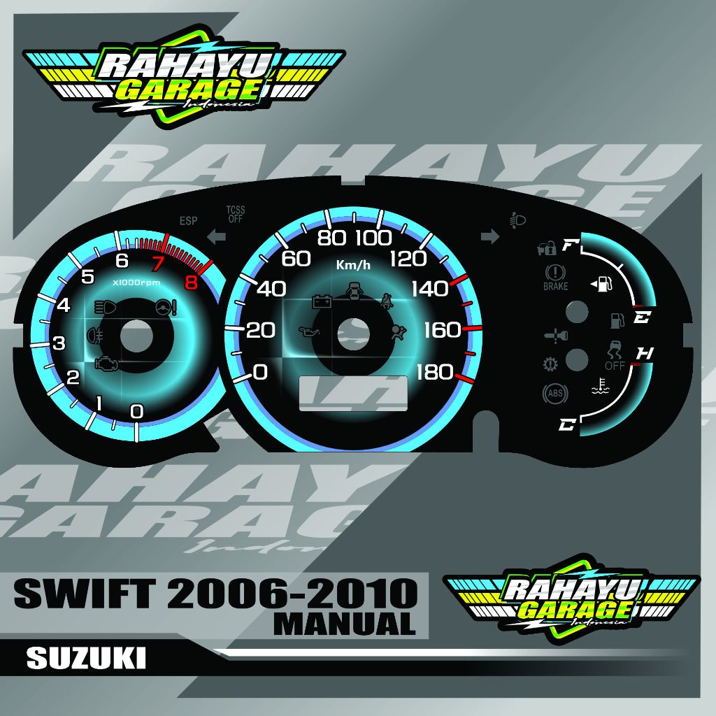Jual PAPAN SPEEDOMETER CUSTOM SUZUKI SWIFT 2006-2010 MANUAL DAN MATIC ...