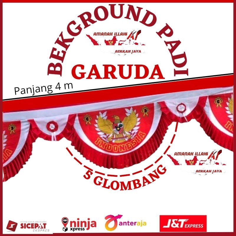 Jual Bendera Background Garuda Merah Putih | Shopee Indonesia