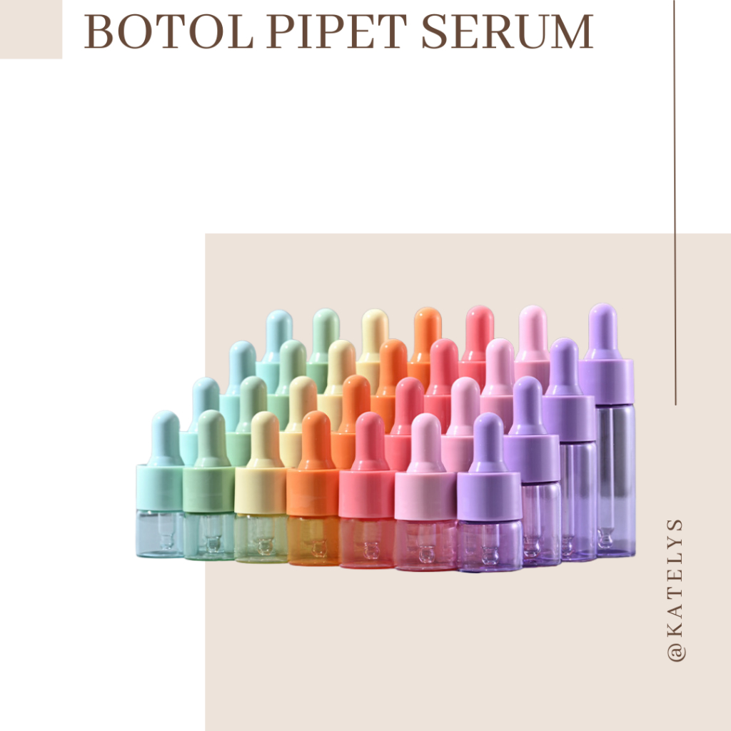 Jual Botol Pipet Serum Pastel Skincare | Bottle Share In Jar | Botol ...