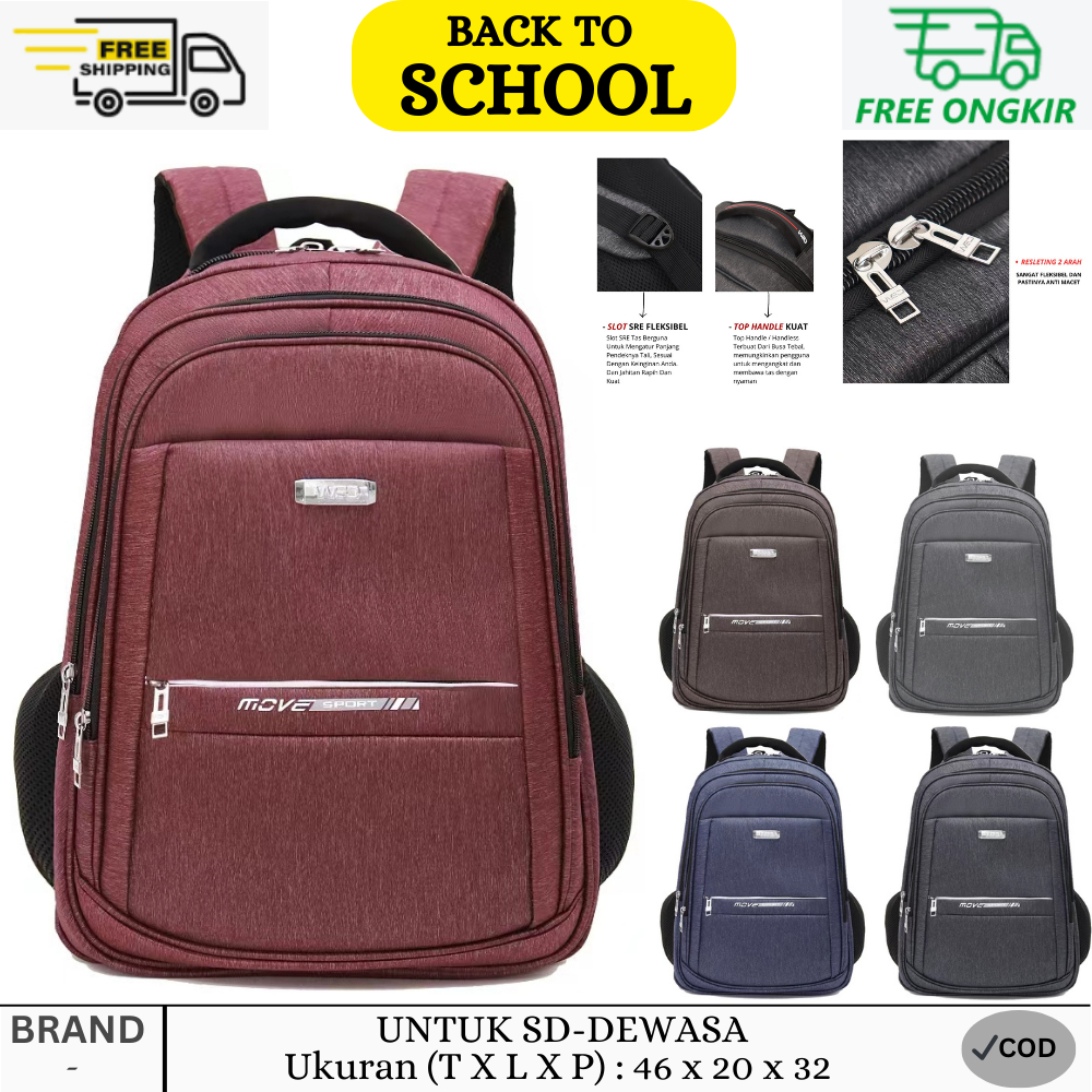 Jual PROMO TAS RANSEL KERJA PRIA BAHAN BAGUS 00860 | Shopee Indonesia