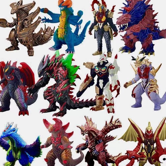 Jual Bonus Mainan Ultraman Kaiju Ultra Monster Murah Kaiju Action Figur ...