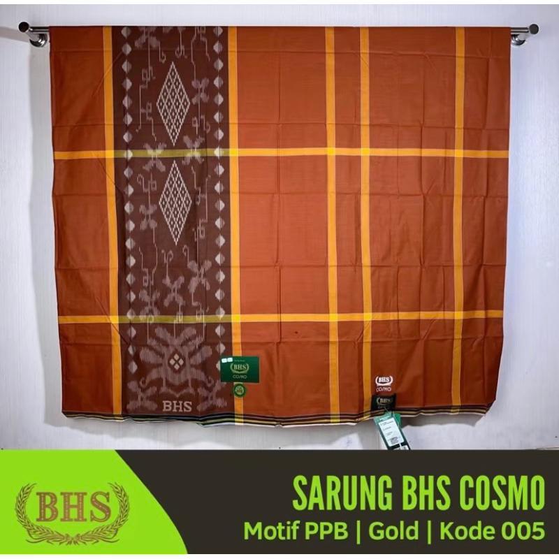 Jual Sarung BHS Cosmo Gold Motif K26 PPB | Shopee Indonesia
