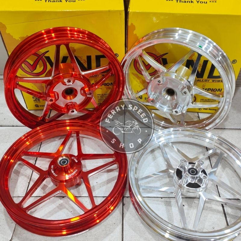 Jual Pelek Racing Vnd V Speed Vario 160 Abs / Velg V Speed V1 Bintang 185-14 & 215-14 | Shopee ...