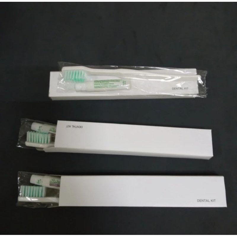 Jual Sikat Gigi + Odol Hotel + Cover Box Dus Dental Kit Penginapan ...
