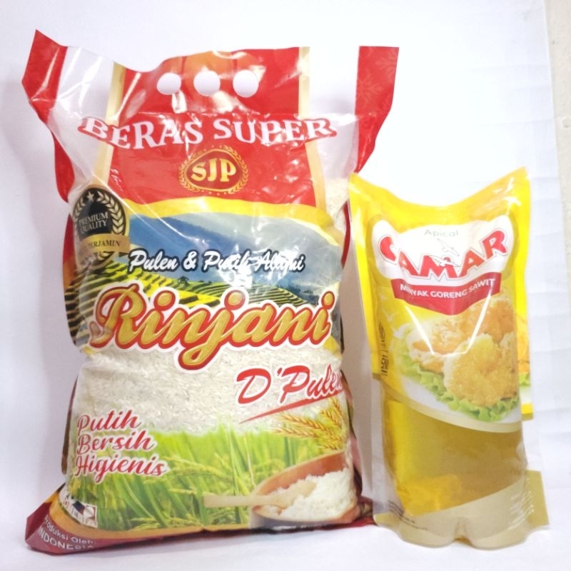 Jual PAKET SEMBAKO BERAS PREMIUM 5KG MINYAK 1 LITER | Shopee Indonesia