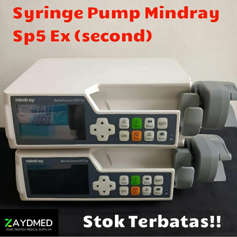 Jual SYRINGE PUMP MINDRAY SP5 EX SECOND/ SYRINGE PUMP BENEFUSION SP5 EX MINDRAY | Shopee Indonesia