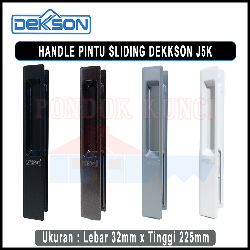 Jual Handle Pintu Geser Aluminium Dekkson J5K Dummy Pegangan Pintu ...