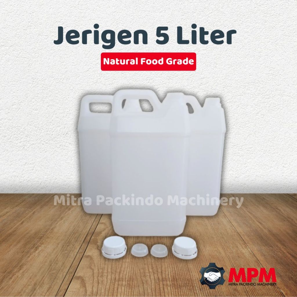 Jual JIRIGEN 5 LITER PREMIUM TEBAL/ JURIGEN MINYAK / JERIGEN AIR 5 ...