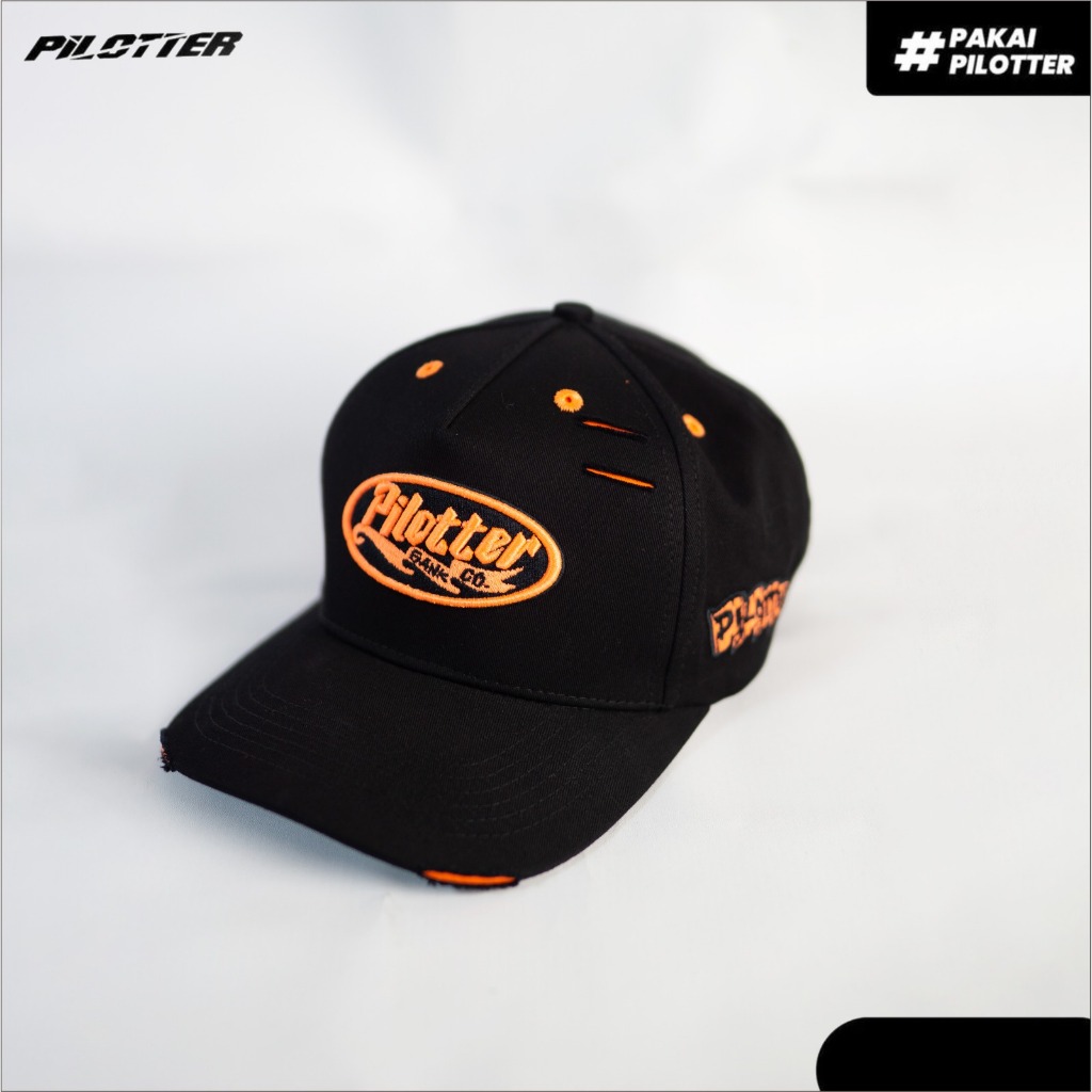 Jual POLOCAP SNAPBACK PILOTTER ORIGINAL FREE STIKER TOPI PILOTTER BIRU ...