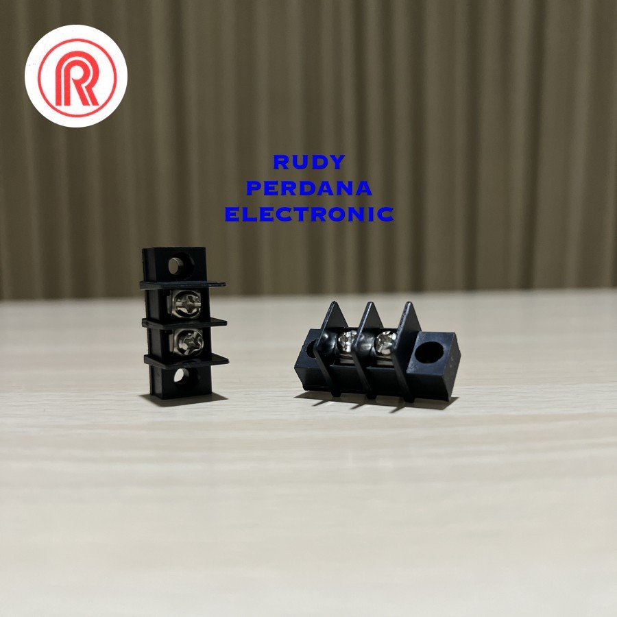 Jual TERMINAL BLOCK HITAM KF25 7.62MM 2P 2 PIN KAKI | Shopee Indonesia
