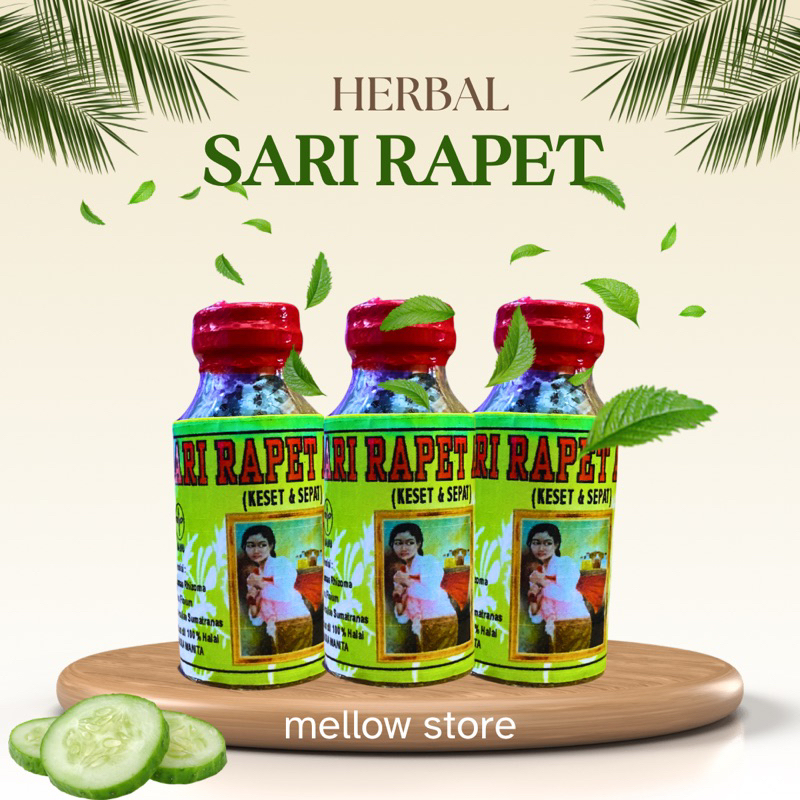 Jual Herbal sari rapet alami yang berkhasiat ukuran kecil | Shopee ...