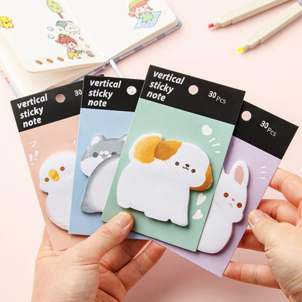 Jual Notes Tempel Motif Cute Animal, Sticky Note Desain Karakter Hewan ...