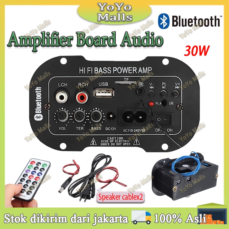 Jual 5inci 12v 24v 220v Amplifier board audio bluetooth Amplifier mobil radio Amplifier stereo ...