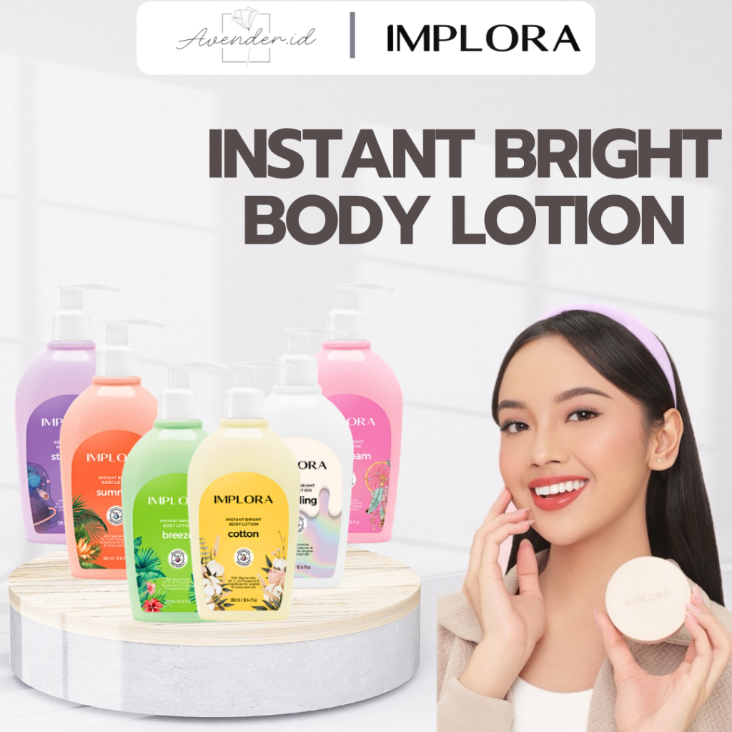 Jual (GET 1 GIFT) IMPLORA Body Lotion, body lotion implora, pelembab ...