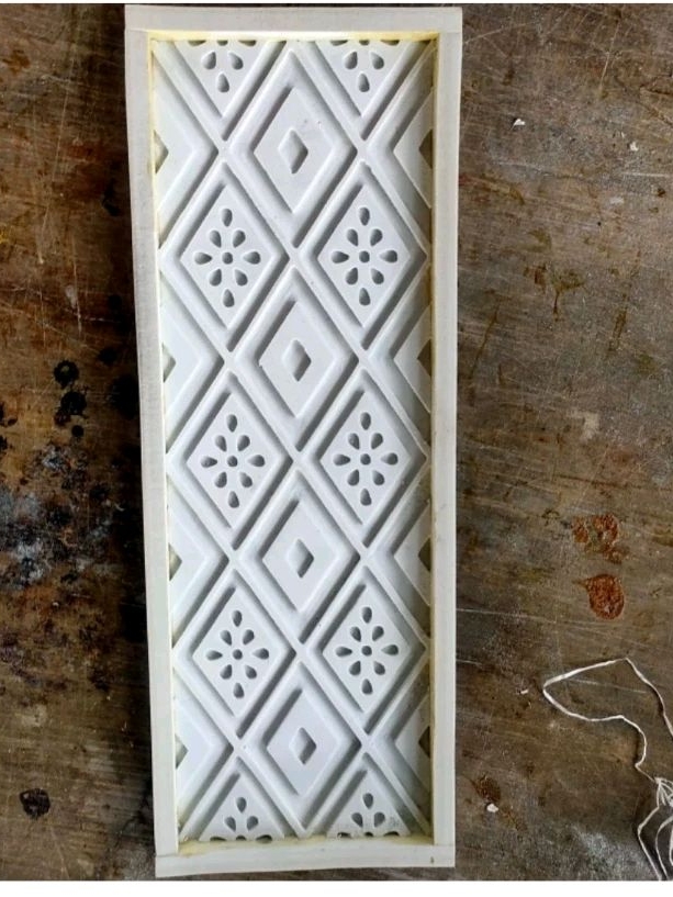 Jual cetakan ornamen dinding masif 20x60cm dan 30x90cm bahan spon eva ...