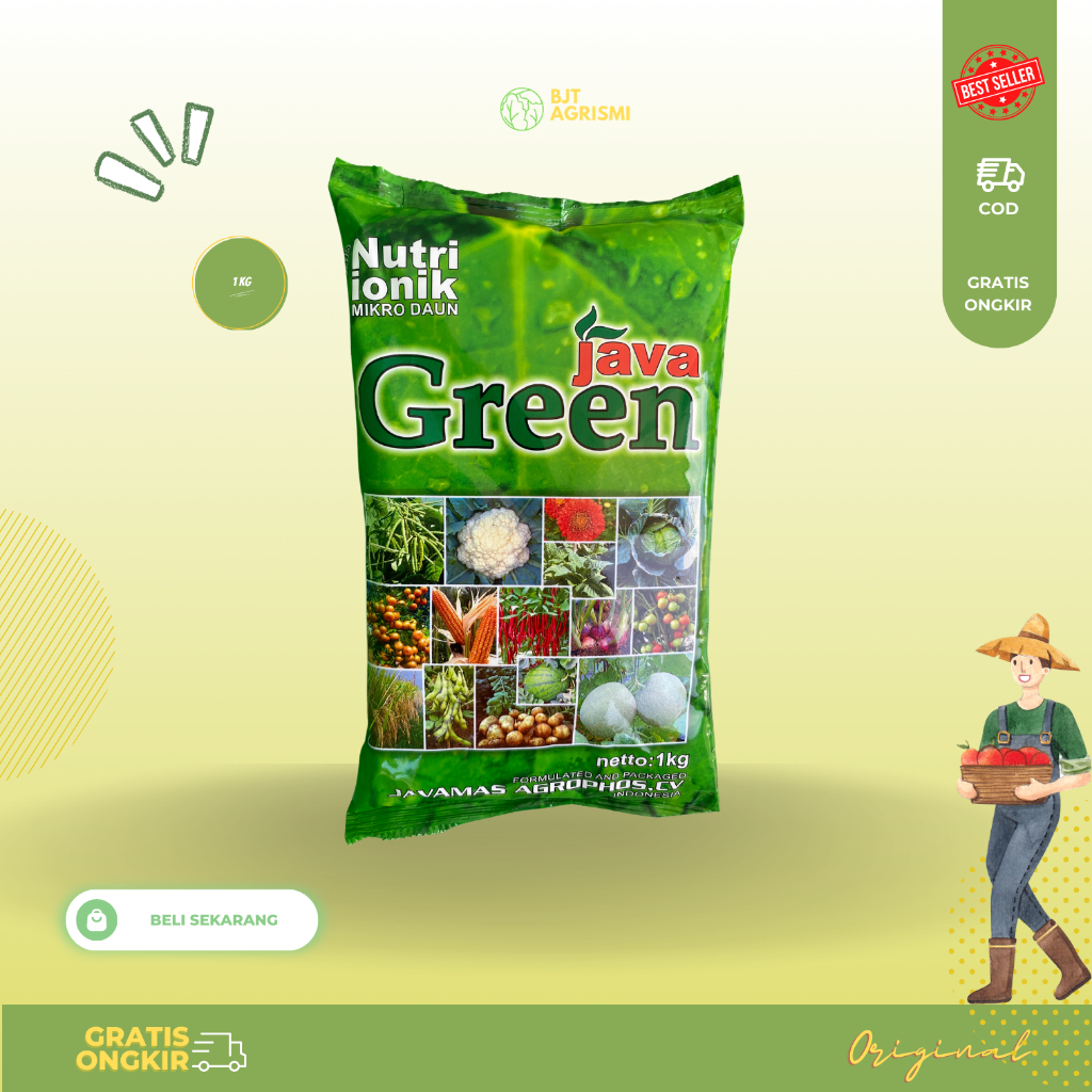 Jual Nutri Mikro Java Green - Nutri Ionik Mikro Daun 1kg pupuk semprot ...