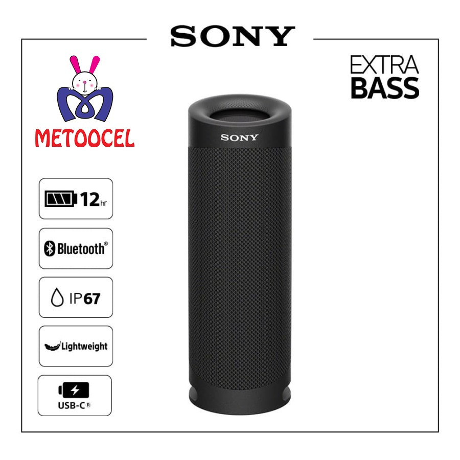 Jual Sony SRS-XB23 Speaker Bluetooth XB23 Extra Bass Portable Bluetooth ...