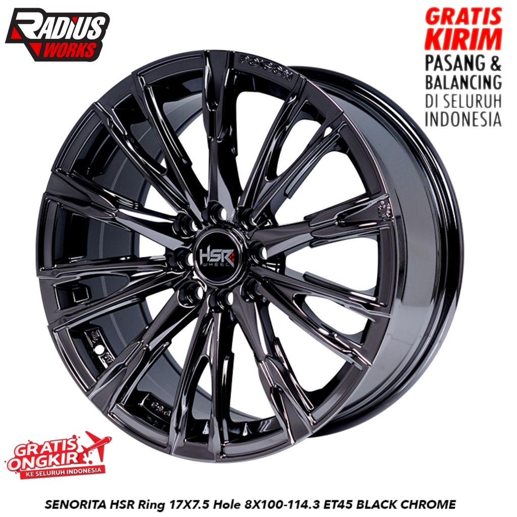 Jual Velg mobil R17 mobilio livina raize rocky yaris hsr senorita pcd ...