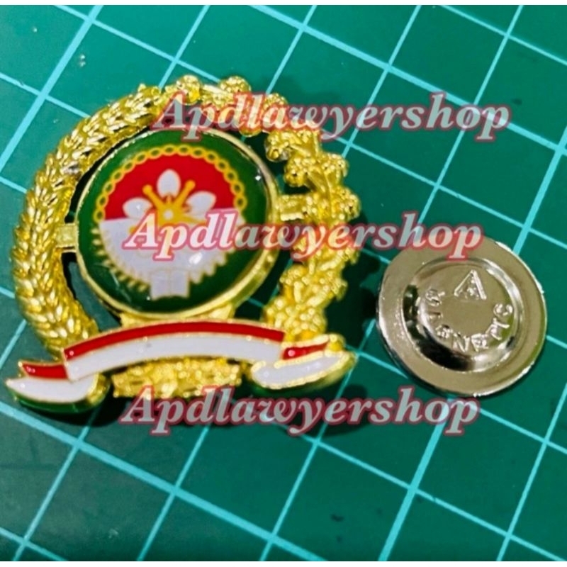 Jual Pin Padi Kapas Bendera Pin Bros Logo Dharmawanita Magnet 100% ...