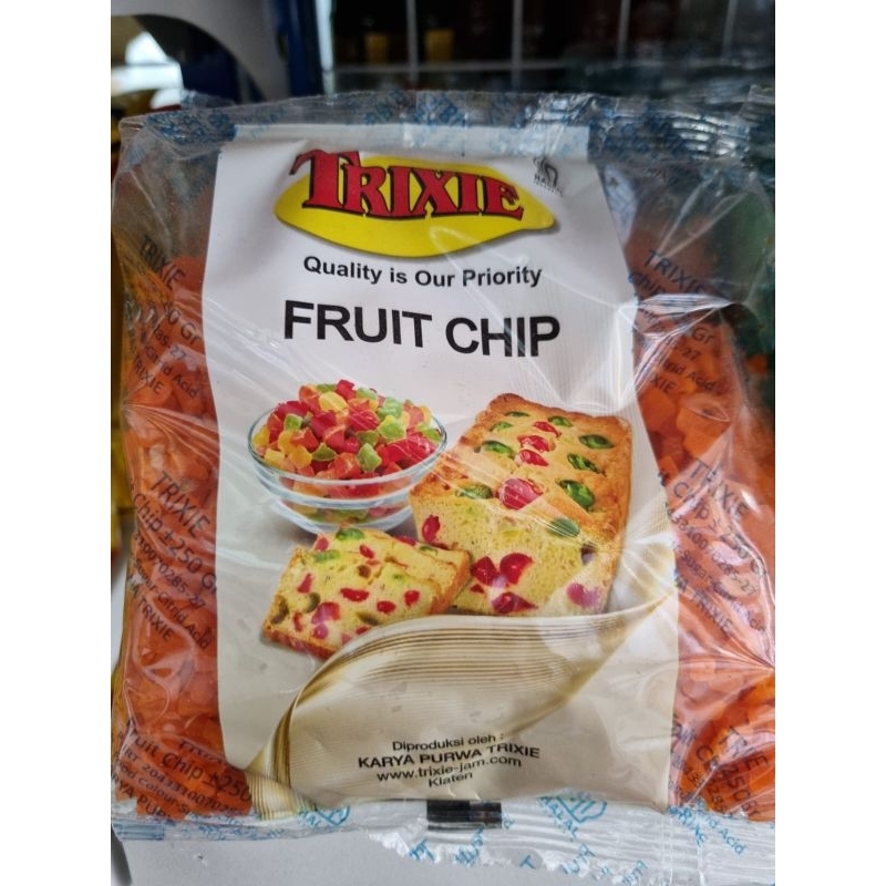 Jual TRIXIE FRUIT CHIP SUKADE WARNA ORANGE 250GR | Shopee Indonesia