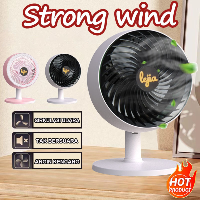 Jual Kipas Angin Meja Angin Kencang Tidak Berisik dan Kokoh / Desk Fan ...