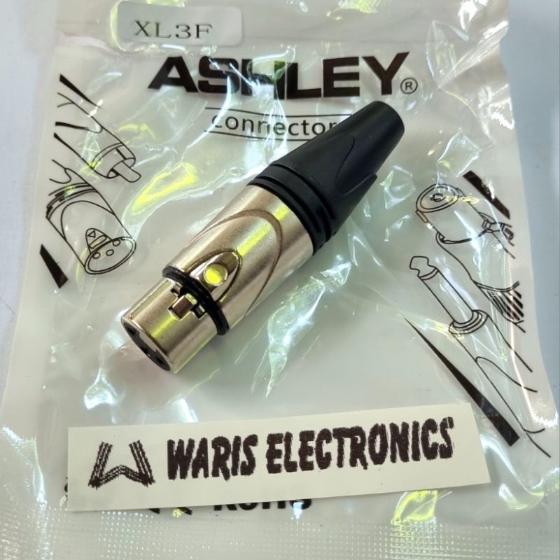 Jual Socket Canon XLR Female Ashley 3F Original | Shopee Indonesia