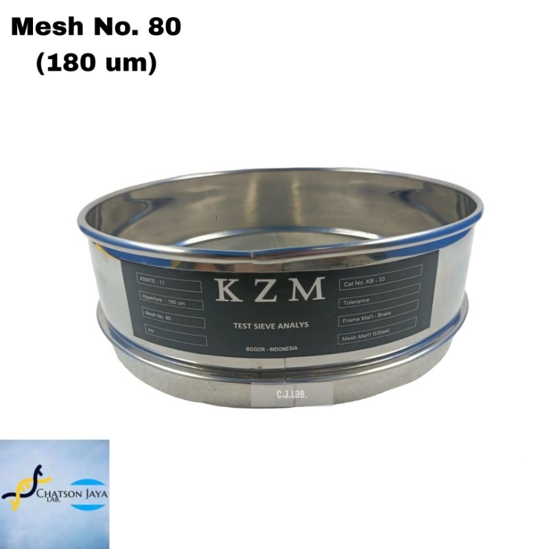 Jual Ayakan Mesh Test Sieve Ayakan Mesh 80 (180 um) Diameter 20 cm ...