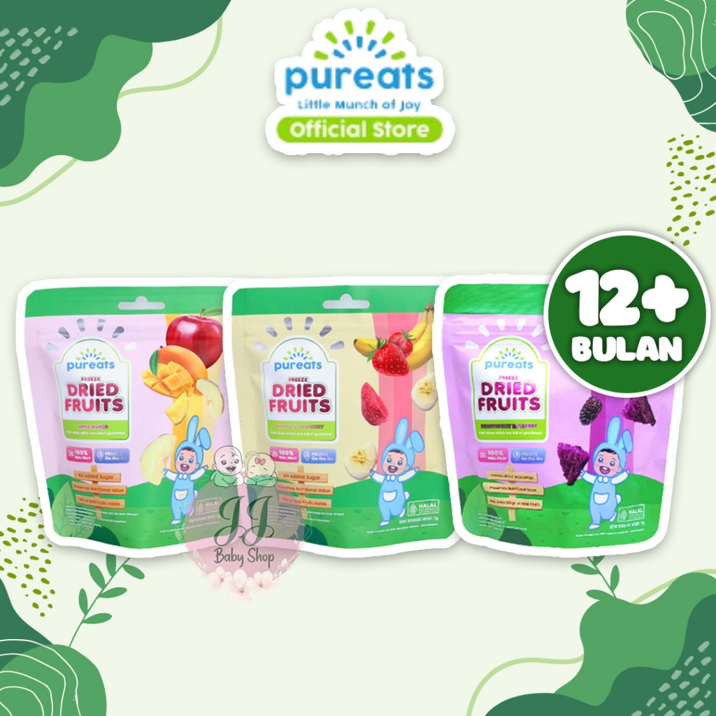 Jual Pureats Freeze Dried Fruits - Snack Buah Kering Balita | Shopee Indonesia