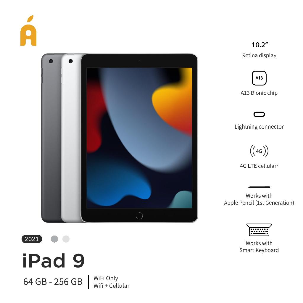 Jual Tablet INTER Apple iPad 9 2021 10.2-inch 64GB 256GB Space Gray Silver | Shopee Indonesia