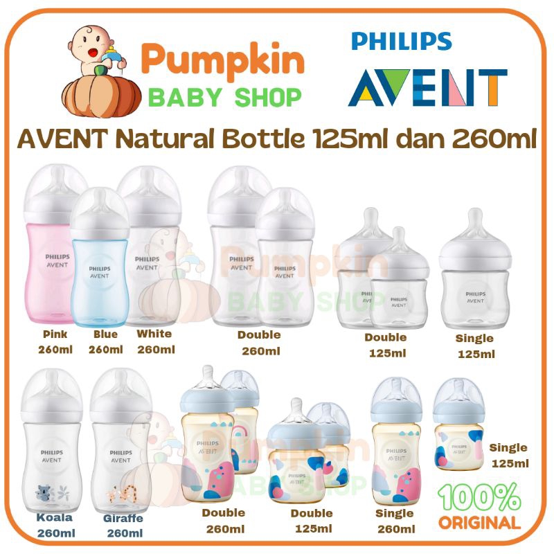 Jual Philips Avent Natural Bottle - Botol Susu Avent PPSU / Response ...