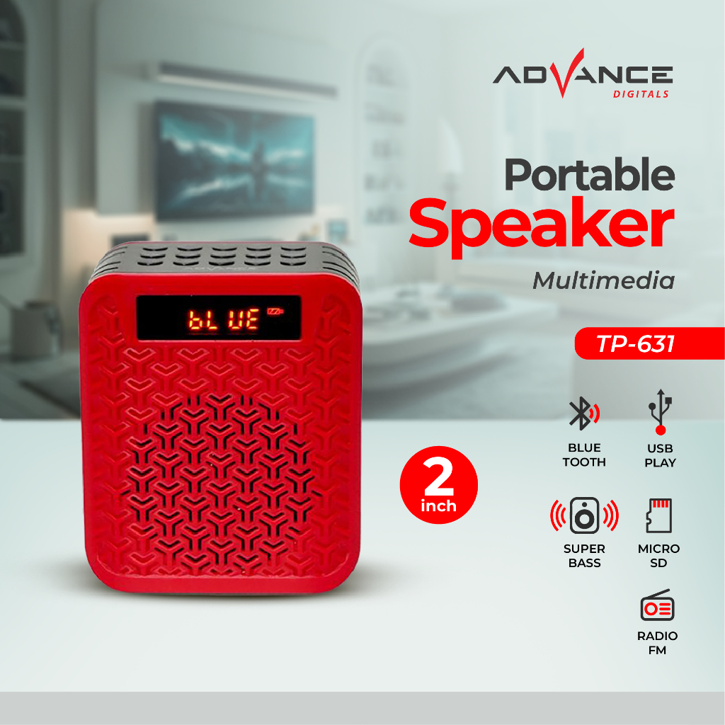 Jual Speaker advance Tp-631 bluetooth (Support Murrotal Qur'an ...