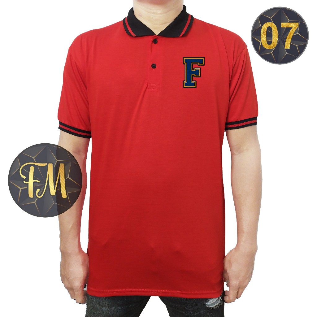 Jual KAOS KERAH POLO / KAOS POLO PREMIUM / KAOS WANG KY LOGO "F" KEREN ...