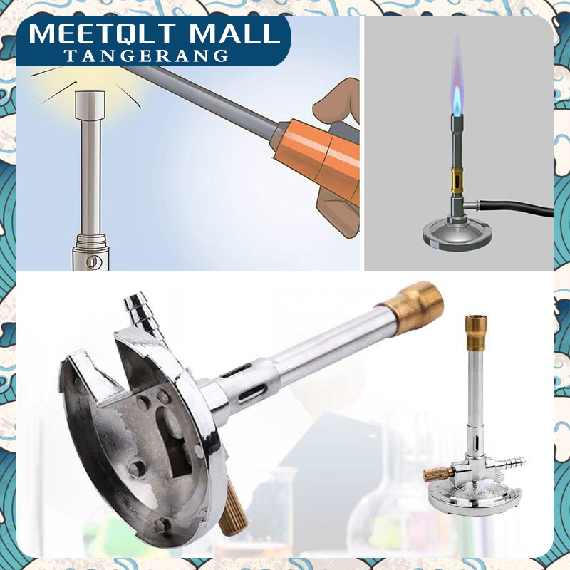 Jual Tube Bunsen Laboratorium 15.5cm/6.1in Bunsen Burner Cocok Untuk ...