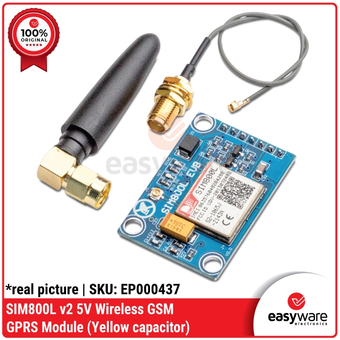 Jual SIM800L V2 5V GSM GPRS MODULE SIM800 V2 5V | Shopee Indonesia