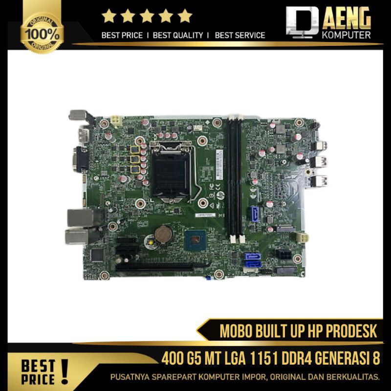 Jual Motherboard Mainboard Mobo PC Built Up Hp Prodesk 400 G5 MT Socket ...
