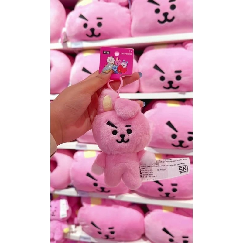 Jual Ganci Cooky BT21 Original Miniso BTS Jungkook Plush Toy Keychain ...