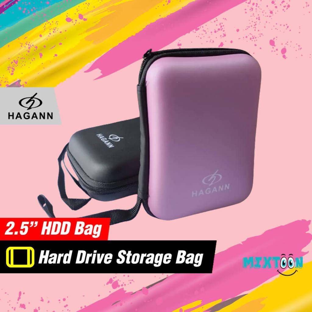 Jual HAGANN HDA-E01 HDD/SSD 2.5” Protective Case Dompet Harddisk Eksternal Tempat Penyimpanan ...