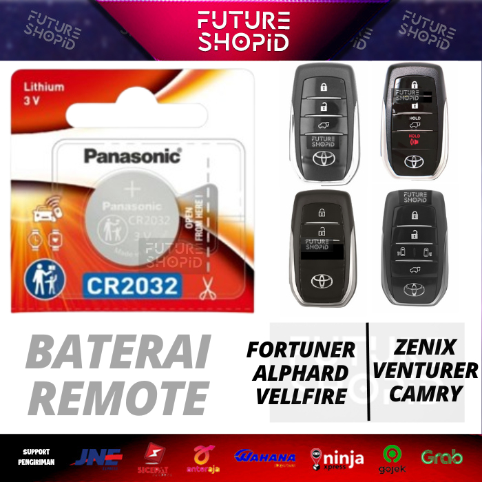 Jual Baterai Remote Keyless Toyota Fortuner / Innova Zenix / Alphard ...