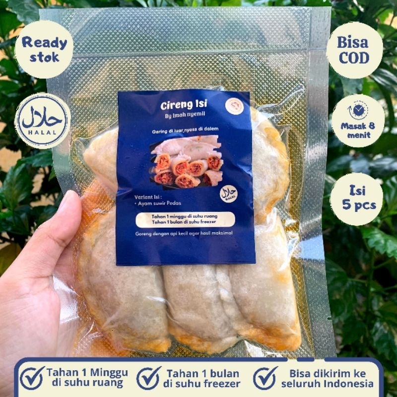 Jual Cireng Isi Ayam Suwir Mercon Jumbo Frozen Food | Shopee Indonesia