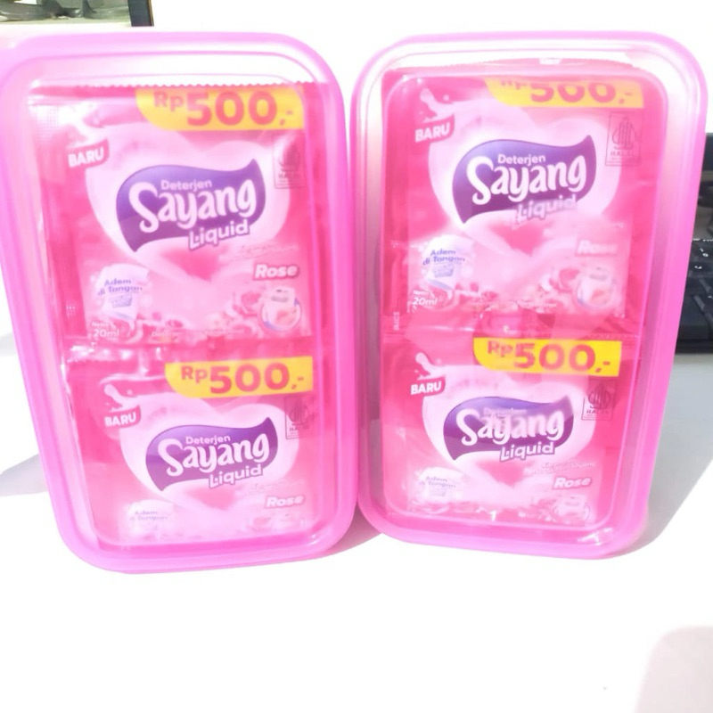Jual Detergen Liquid Sayang 1 Box Isi 24 Sachet | Shopee Indonesia