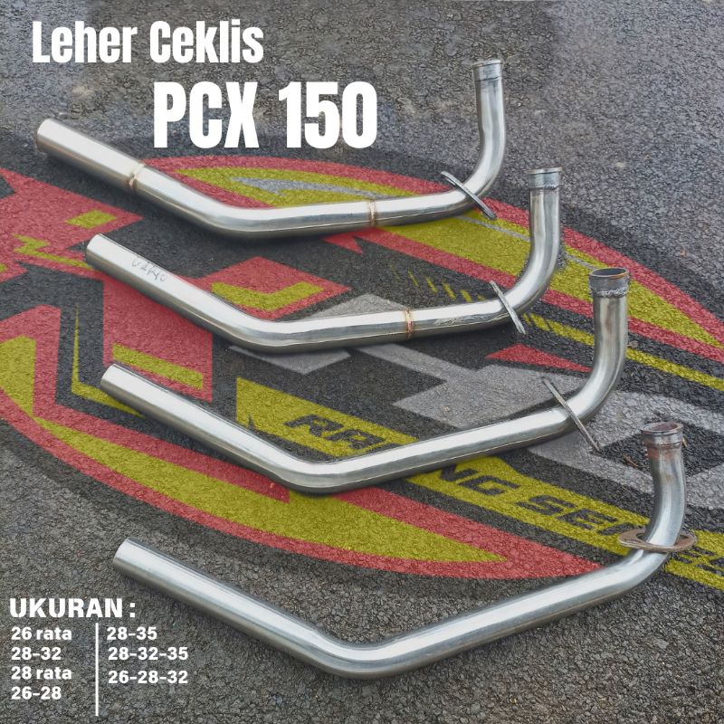 Jual Leher Knalpot Standar Ceklis Bending Pcx 150 Pcx 160 Leheran 26-28 ...