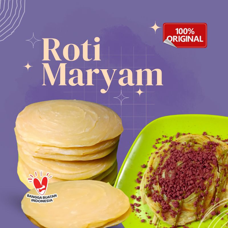 Jual Roti Canai atau Roti Maryam Original kemasan 10pcs | Shopee Indonesia