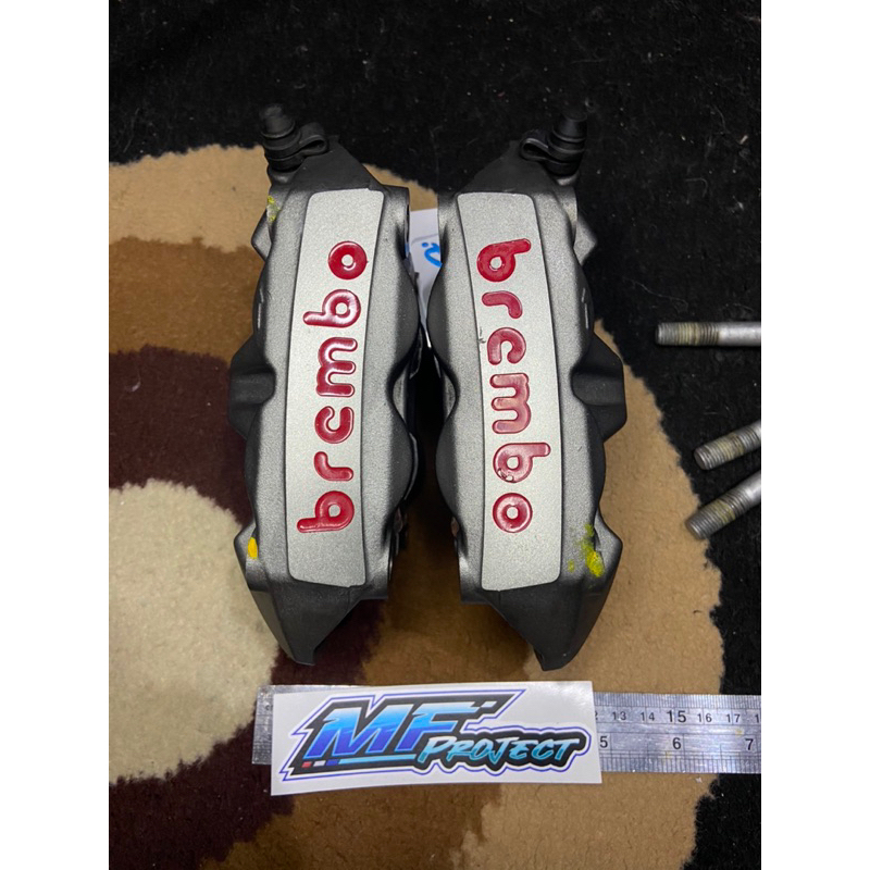 Jual Kaliper Brembo M4 kanan kiri pitch 100 Original | Shopee Indonesia