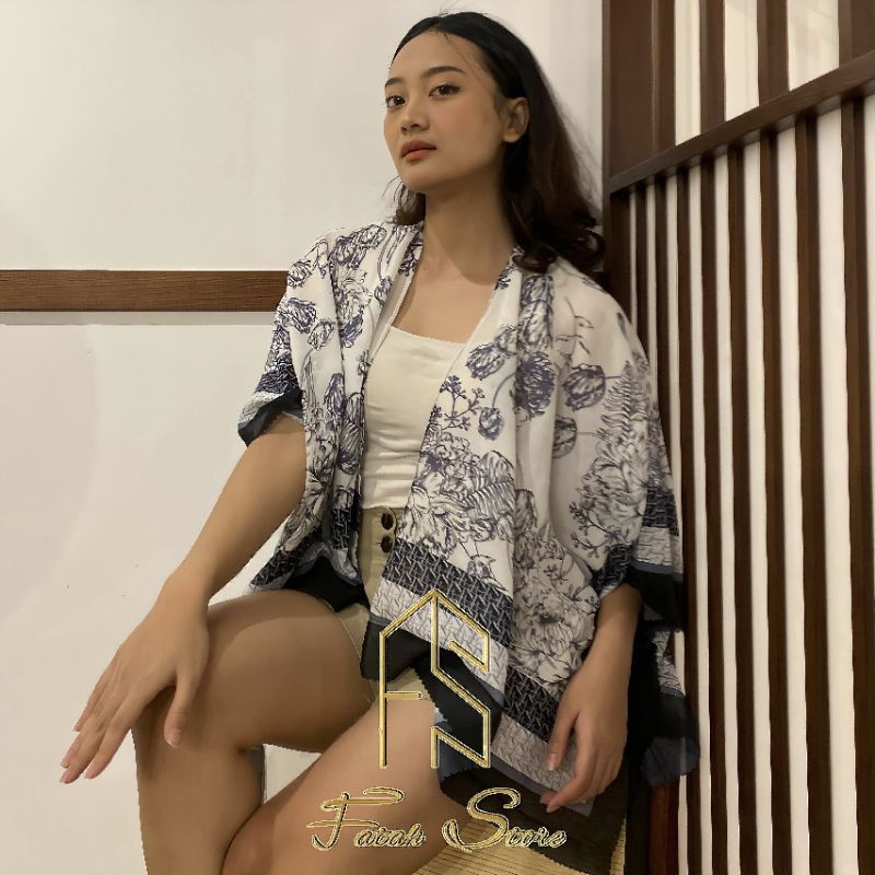 Jual outer scarf batwing / outer scarf model kelalawar Cardigan wanita ...