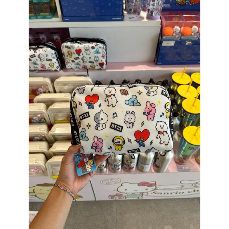 Jual Miniso x BT21 ‼️ Mini Pouch / Cosmetic Bag BT21 BTS | Shopee Indonesia